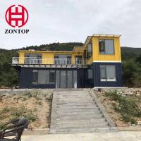 China Zontop Factory Sale Shipping Container Homes Sandwich Panel Mexico Prefab Container House for sale