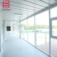 China Zontop  New Products Modular Mobile Office Building Flat Pack Houses Prefabricated  Container Homes for sale