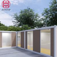 China ZOntop china popular20ft manufactured homes earthquake proofing steel structure prefab container house for sale