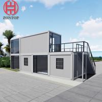 China Zontop Modern Prefab Living Flat Pack Container House 20 Foot Portable  Modular Container House for sale