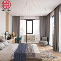 China Zontop Steel Prefabricated Living Prebuilt Prefab 20ft Housing Steel Structure Fully Furnished House Container Homes for sale