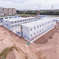China Zontop Modern Luxury  Easy Assemble Prefabricated Houses Fast Assembly Flat Pack Container Solar Powered Prefab House for sale