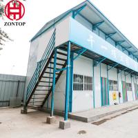 China Zontop Modern Flat Pack Portable Living 40ft Luxury China Prefab Homes 3 Bedroom  Prefabricated Container House for sale