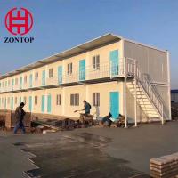 China Zontop Modern Flat Pack Portable Living 40ft Luxury China Prefab Homes 3 Bedroom  Prefabricated Container House for sale