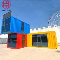 China Zontop Modern Flat Pack Portable Living 40ft Luxury China Prefab Homes 3 Bedroom  Prefabricated Container House for sale