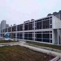 China Zontop modern frame cheap  easy assemble 2 story china prefabricated 20ft 40 ft  shipping prefab container house for sale