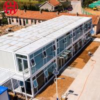 China Zontop Modern Luxury  Easy Assemble Steel Modern Model Design Office Mobile Home Prefabricated  Container Houses for sale