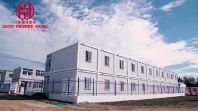 China Zontop 20ft 40ft Luxury Modern Steel Portable Stackable 3 Bedroom China Shipping Prefab  Container  Home House for sale