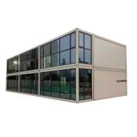 China Zontop Modern Luxury  Easy Assemble Steel Prefabricated 2 Story Frame 20ft 40 Ft  Shipping Container House for sale