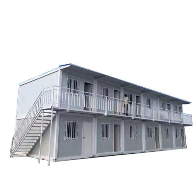 China Zontop Modern Luxury  Easy Assemble Steel Prefabricated Low Cost 20ft 40ft 2 Story Prefab Container Homes House Office for sale