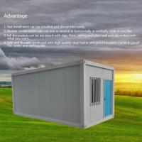 China Zontop  20ft 40ft 2 Bedroom 3 Bedroom Flat Prefabricated Container House Container House Prefabricated Homes for sale