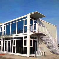 China Zontop Modern Luxury  Easy Assemble Steel Prefabricated 2 Story Frame 20ft 40 Ft  Prefab  Small Modularmanufacture Home for sale