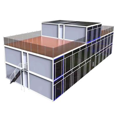 China Luxury 40 Feet Stackable Container Homes Modular Fast Build Hospital Prefab Container for sale