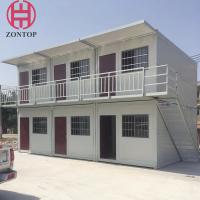 China Zontop High Quality Luxury Modular Prefab House Luxury Light Steel Structure Prefabricated House Container Home for sale
