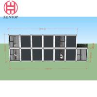 China ISO CE 40ft Prefab Container House Modern Flat Pack Portable for sale