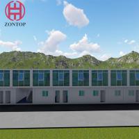 China Zontop Modular Prefabricated Homes Prefab Light Steel Structure Frame Import Container House for sale