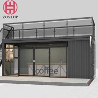 China Zontop Luxury Ready Smart Prefabricated House Office Booth 20ft Container  Prefabricated Homes Office House for sale