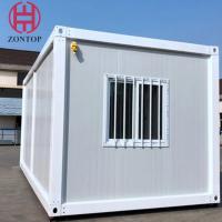 China Zontop Modern Luxury Easy Assemble Steel Manufactured Prefabricated   Storage Prefab  Container  Home House for sale