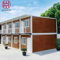 China Zontop Smart Prefabricated House Office Booth 20ft Container  Prefabricated Homes Office At Home for sale
