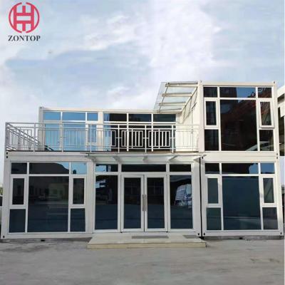 China Zontop Fast Construction Smart Prefabricated House Office  20ft Container  Prefabricated Homes Office At Home for sale