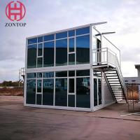 China Zontop Fast Construction Smart Prefabricated House Office  20ft Container  Prefabricated Homes Office At Home for sale