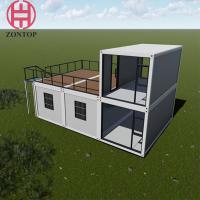 China Zontop Modular Homes High Quality Two Bedroom Container House Prefab Houses Other Construction Real Estate for sale