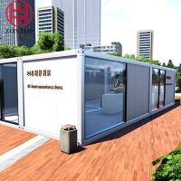 China Zontop Modern Luxury  Easy Assemble Steel Prefabricated 2 Story Complete Large Modular Prefab Glass House for sale