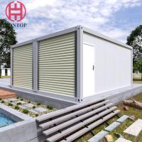China Zontop Modern Luxury  Easy Assemble Steel Prefabricated 2 Story Complete Large Modular Prefab Glass House for sale