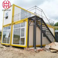 China Zontop  Modern Living Portable Shipping Cost Folding 40 Ft 20 Ft Container Homes Luxury Prefabricated House for sale