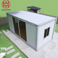 China Zontop Light Steel 20 Feet Small Prefabricated House Living Room Easy Installation Prefab Modular Container Home for sale