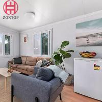 China Zontop Modern Living 40ft Luxury New Low Cost 20ft 40ft Offices Prefabricated Shipping House Container Home for sale