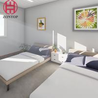 China Zontop White Container House With Beautiful Outside And Good Waterproof Performance Container Houses for sale