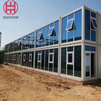 China Zontop China Cheap 20 40 Ft Luxury Model House Prefab Modular Homes Expandable Container House for sale