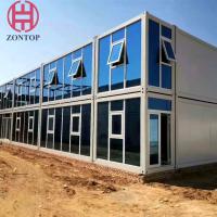 China Zontop  Modern Living Portable 20 Ft 40ft  Prefab  Modular Home Container 2 Floors Shipping Container Home for sale
