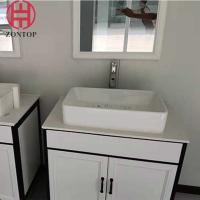 China Zontop Modern Luxury Quick Concrete Construction Cheap Modern Luxury Prefab House Easy Assembly 3 Bedroom Container Home for sale