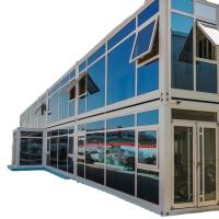 China Zontop Modern Luxury Quick Concrete Construction Complete Large Earthquake Prefab House Modular Home for sale