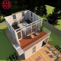 China Flexible 4 Bedroom Flat Pack Container House Low Cost for sale