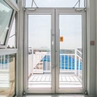 China Zontop Modern Luxury Quick Concrete Construction Complete Large Modular Prefab Glass House for sale