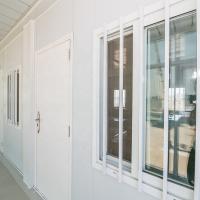 China Zontop modern luxury quick concrete construction complete large modular prefab glass house for sale