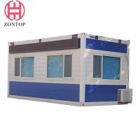 China Zontop Modern Frame Cheap  Easy Assemble 2 Story China Prefabricated 20ft 40 Ft  Shipping Prefab Container House for sale