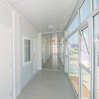 China Zontop Modern Luxury Quick Concrete Ready Prefabricated 4 Bedrooms Glass  Prefab Homes Bolt Container House for sale