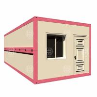 China 40ft Portable Storage Foldable Container House With Two Story for sale