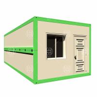 China 3 Bedroom Prefabricated Foldable Container House Luxury Style for sale