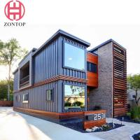 China Zontop Structure Prefabricated Container House Mobile House Steel Modern Cheap House Hotel  Modular House for sale