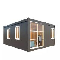 China Zontop Modern Cheap  Light Steel Expandable Assemble Concrete Glass Home Prefab Container Modular House for sale