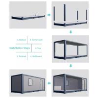 China Fully Furnished 3 Bedrooms Fully Furnished Container Homes Expandable For Living Structural for sale