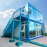 China Zontop Prefabricated Expandable Container House 40 Feet Stackable Flat Pack for sale