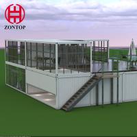China Steel 3 Story Small Fully Furnished Container Homes Fast Build Modern Design for sale