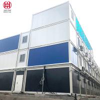 China Steel 3 Story Small Fully Furnished Container Homes Fast Build Modern Design for sale