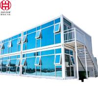 China Zontop  Modern Easy Assemble Resort  2 Room Prefabricated Steel Modular Container Prefab Houses Homes for sale